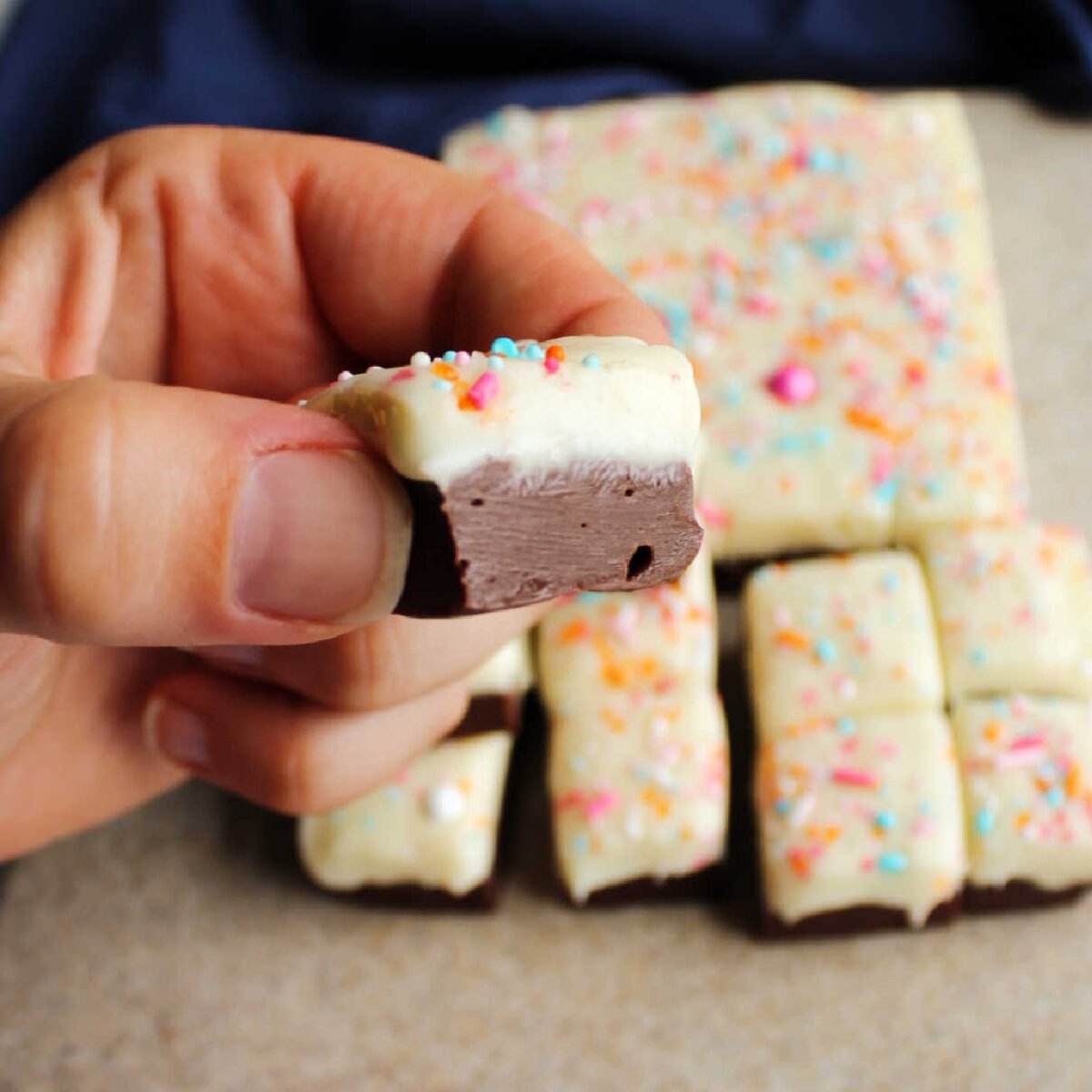 Black and White Fudge - Cooking With Carlee