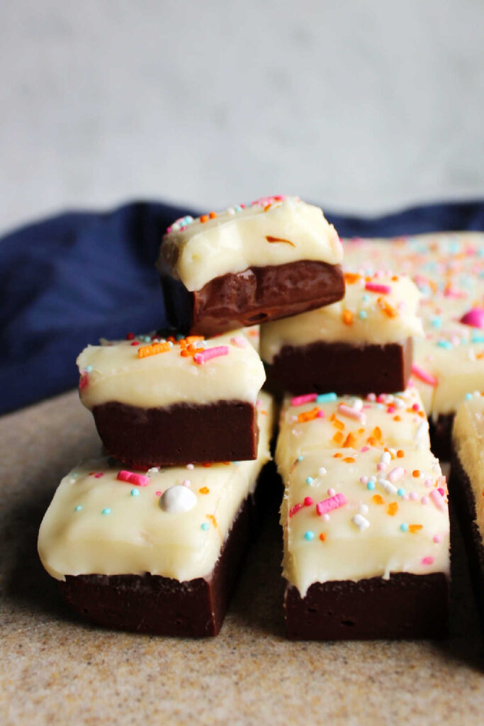Black and White Fudge - Cooking With Carlee