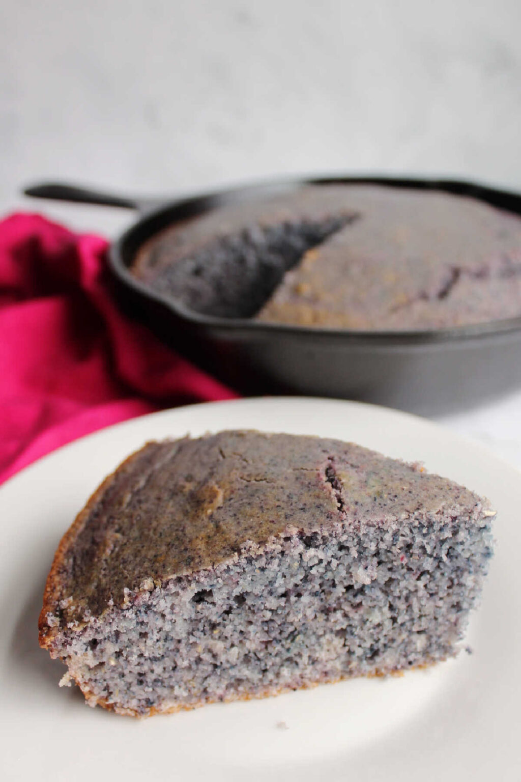 Blue Skillet Cornbread - Cooking With Carlee