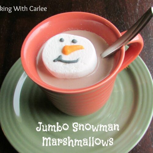 Jumbo Marshmallow Snowmen, Perfect for Your Hot Chocolate! - Cooking ...