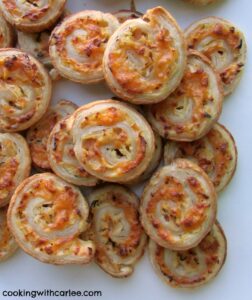 Apple Cheddar Pinwheels - Cooking With Carlee