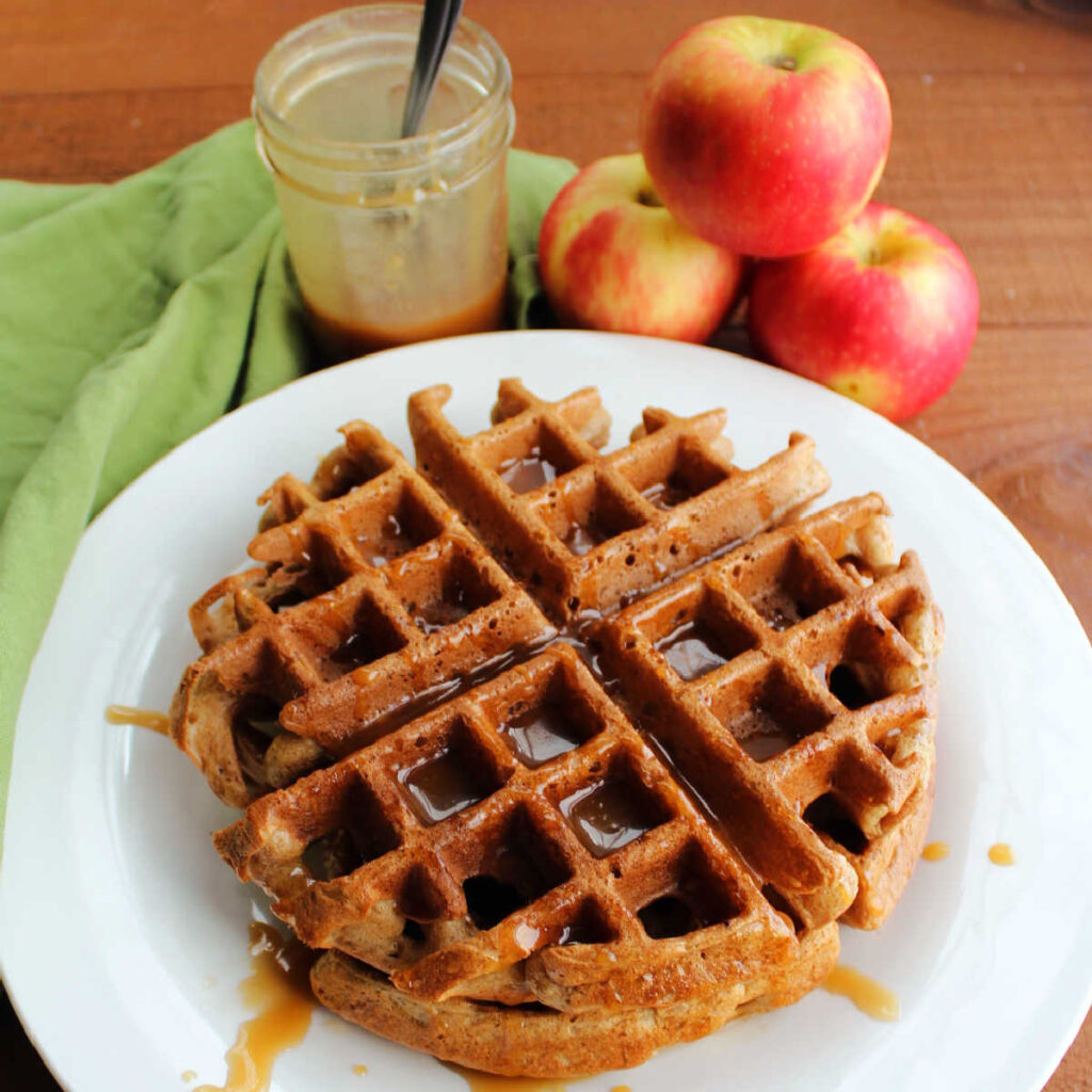 Apple Cider Waffles - Cooking With Carlee