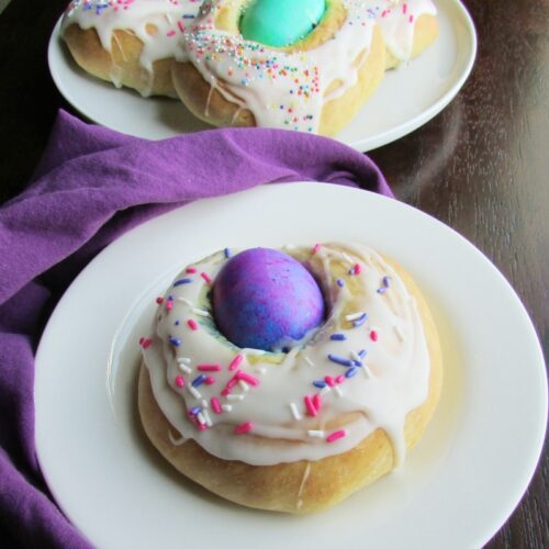 How to Make Simple Individual Easter Breads - Cooking With Carlee