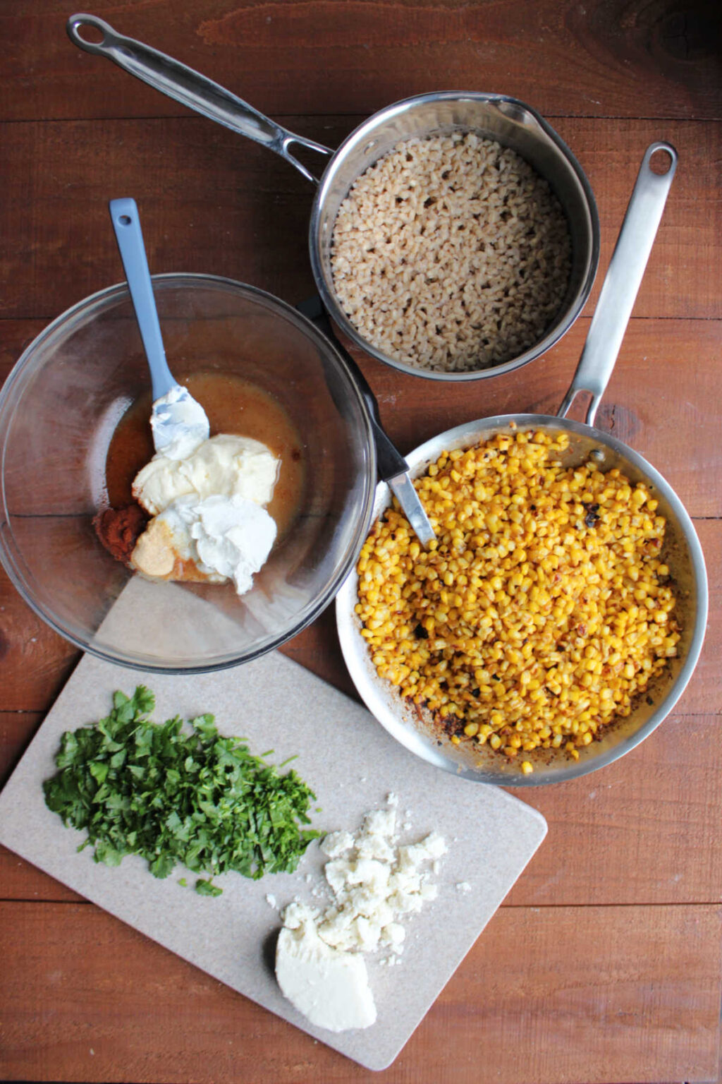 Mexican Street Corn Barley Salad - Cooking With Carlee