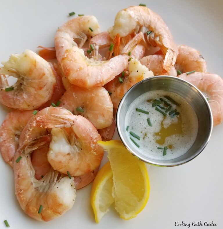 Simple Key Lime Roasted Shrimp - Cooking With Carlee
