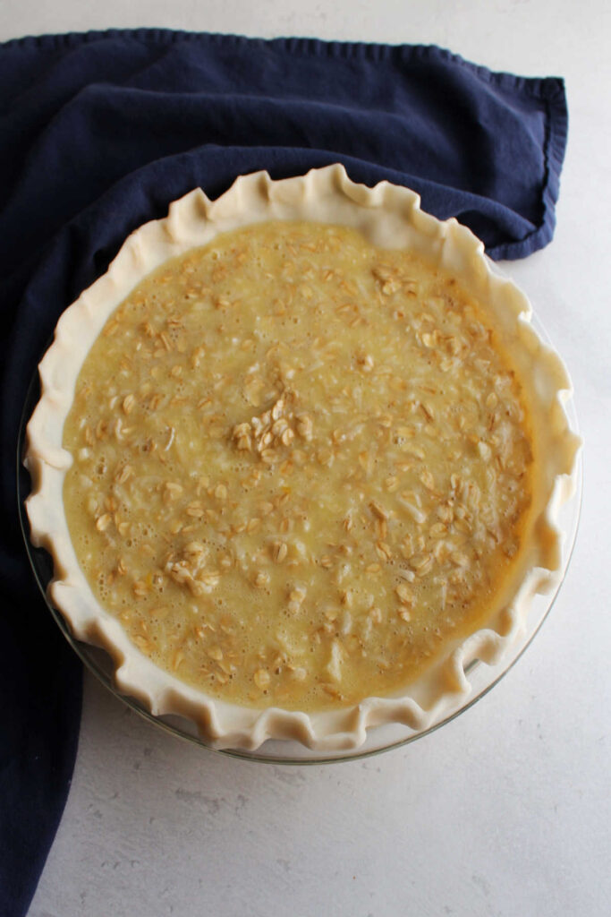Grandma's Oatmeal Pie - Cooking With Carlee