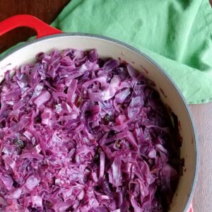 German Style Red Cabbage with Apples - Cooking With Carlee
