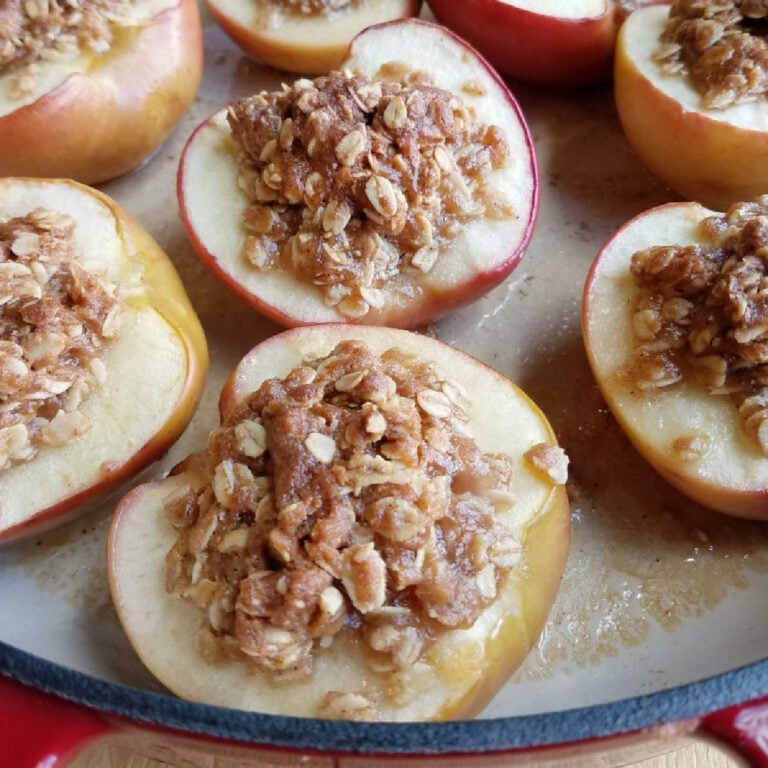 Baked Apple Halves - Cooking With Carlee