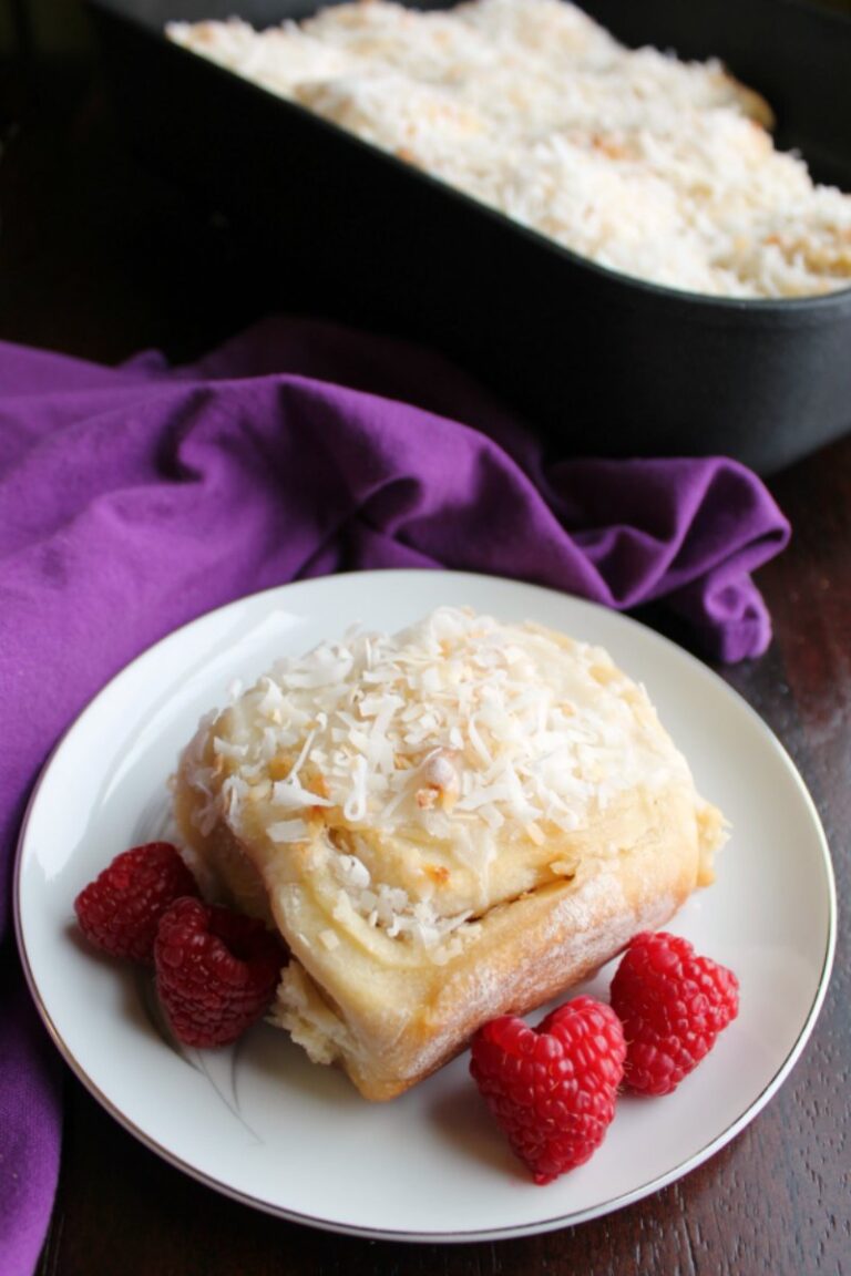 Coconut Cream Sweet Rolls - Cooking With Carlee