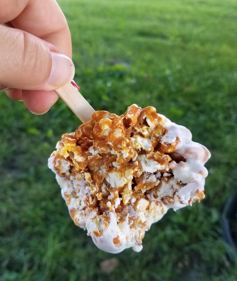 Caramel Apple Popcorn Balls - Cooking With Carlee