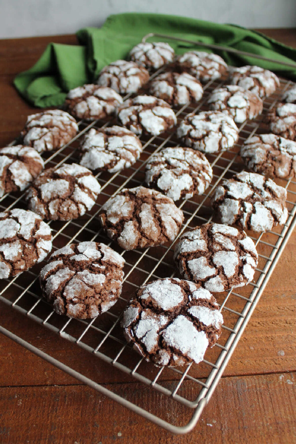 Chocolate Crinkle Cookies - Cooking With Carlee
