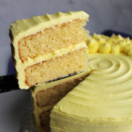 Lemon Velvet Cake - Cooking With Carlee