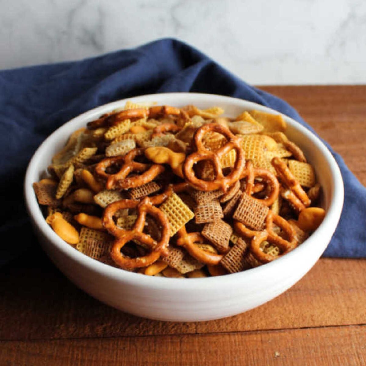 Oven Baked Chex Mix - Cooking With Carlee