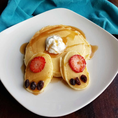 Bunny Butt Pancakes - Cooking With Carlee