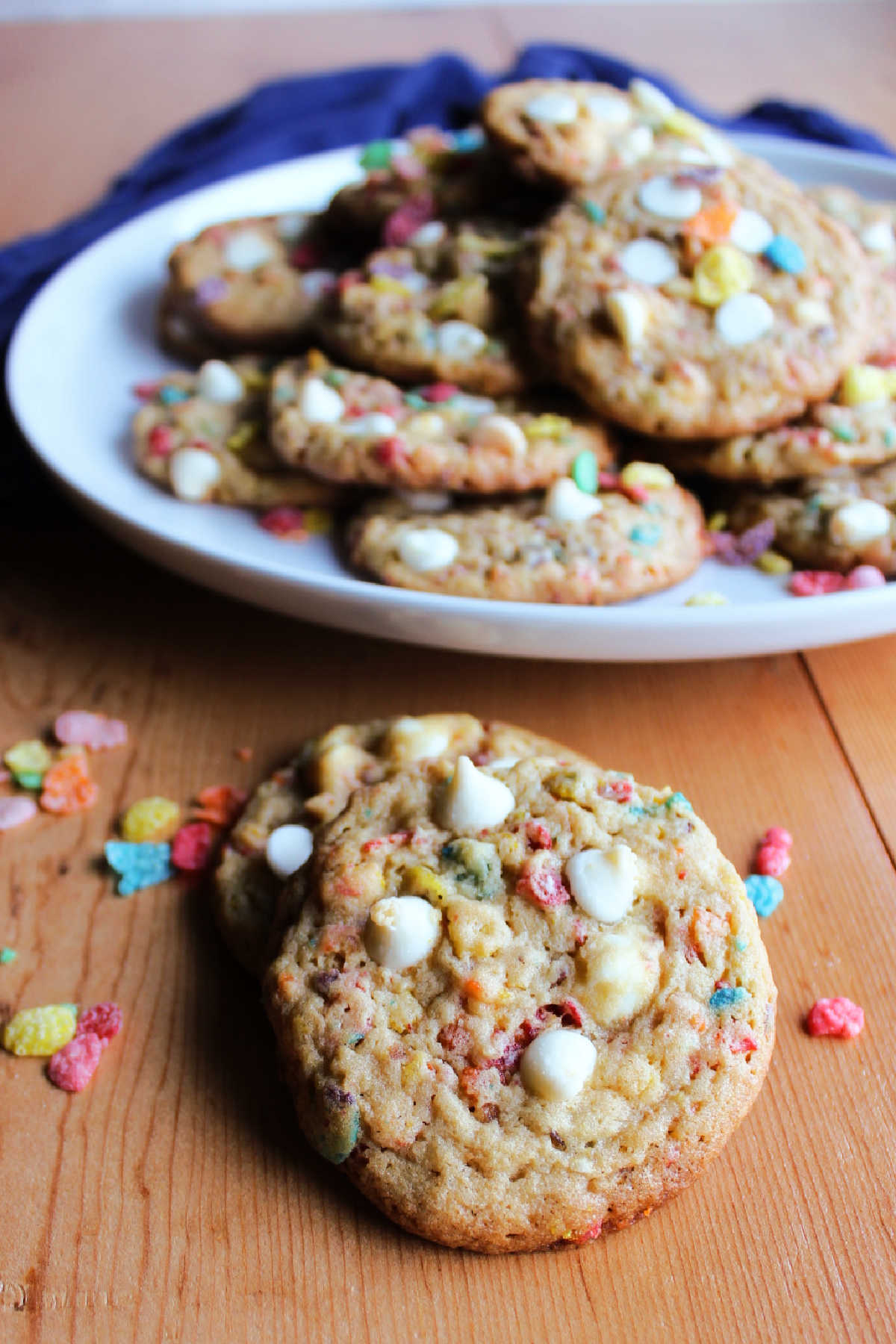 Fruity Pebbles Cookies - Cooking With Carlee