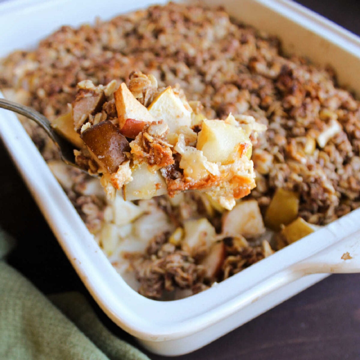 Apple Crisp with Condensed Milk - Cooking With Carlee