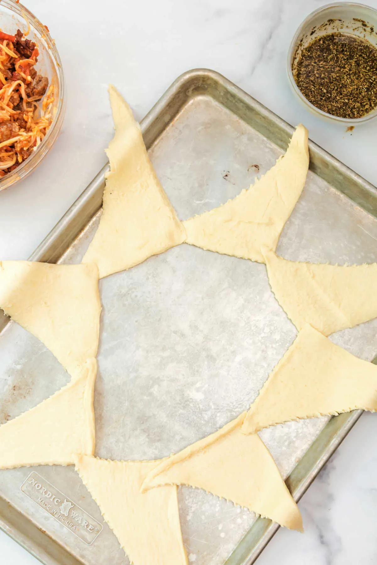 Pizza Crescent Ring - Cooking With Carlee