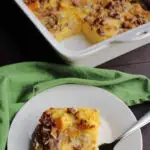 Cornbread and Sausage Breakfast Casserole - Cooking With Carlee