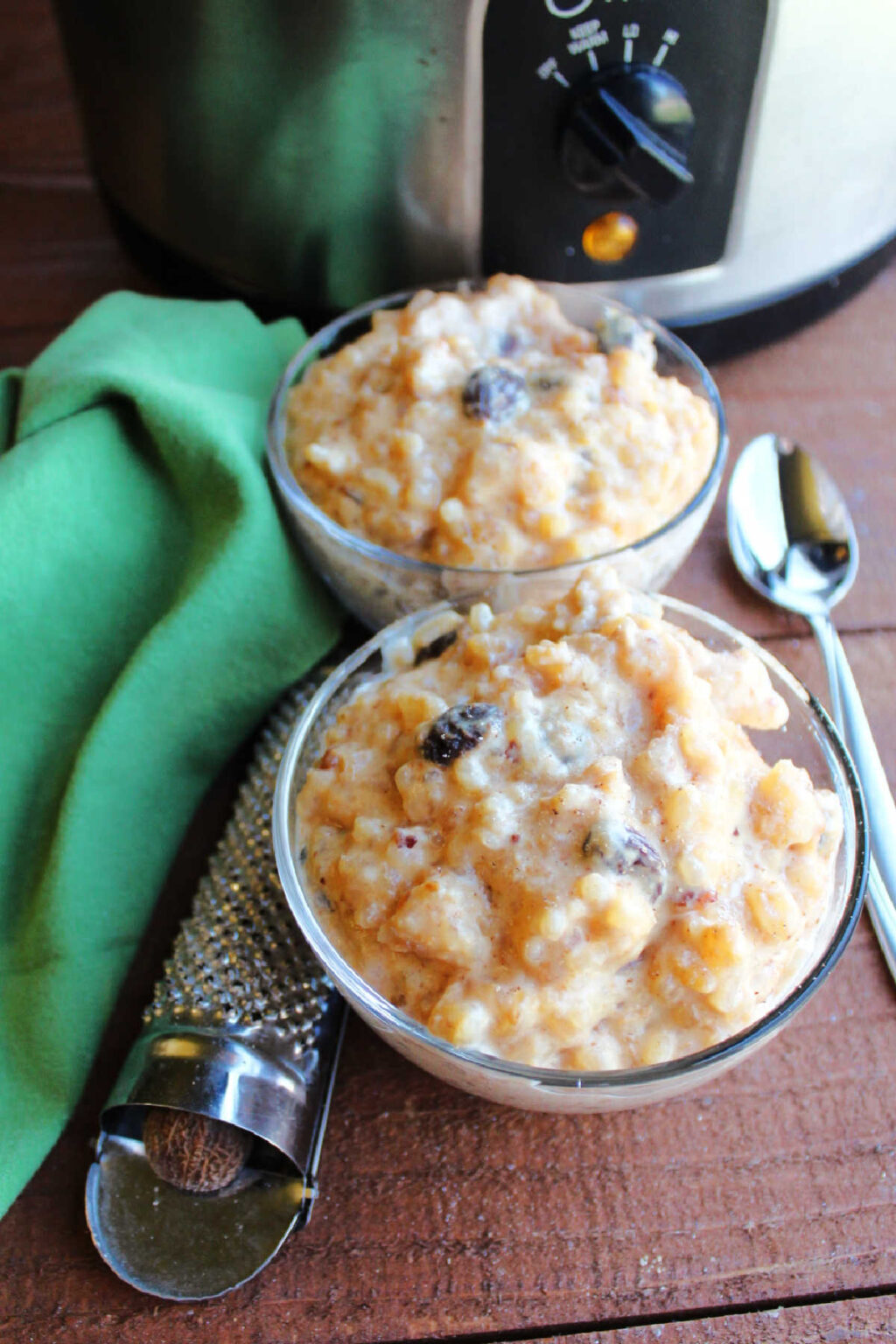 Slow Cooker Rice Pudding with Condensed Milk - Cooking With Carlee