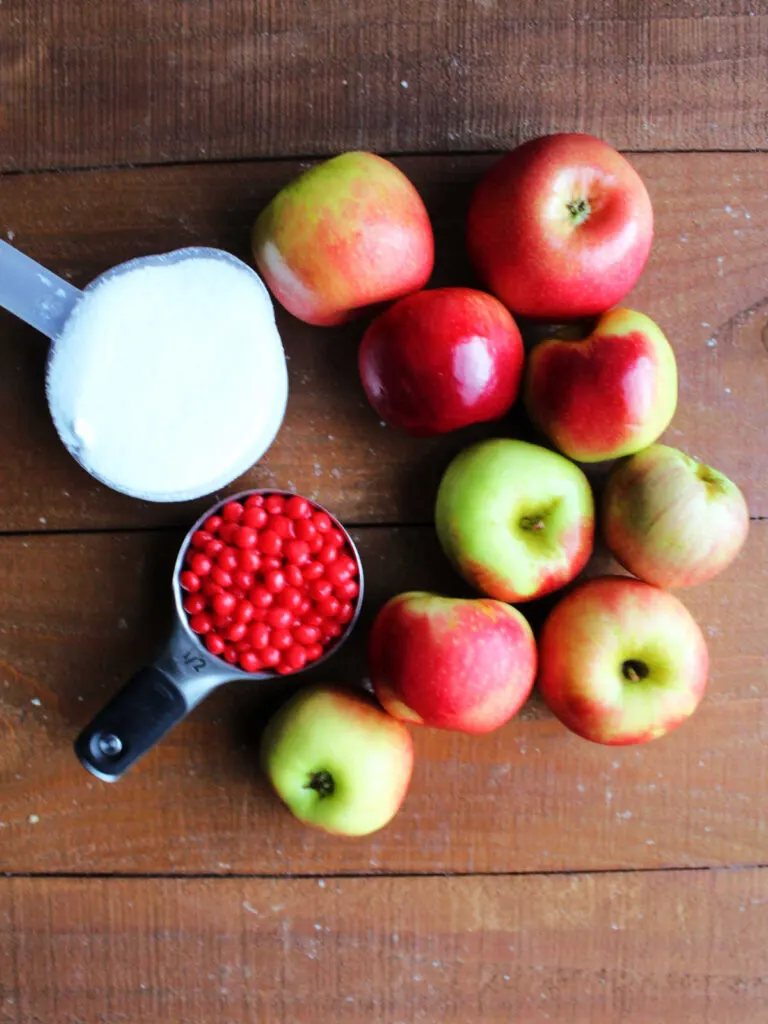 Red Hot Cinnamon Apples - Cooking With Carlee