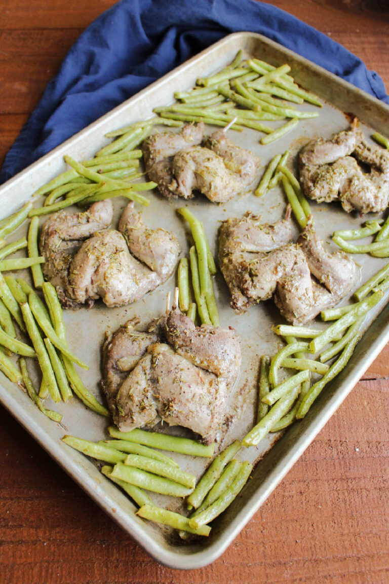 Lemon Rosemary Roasted Quail - Cooking With Carlee