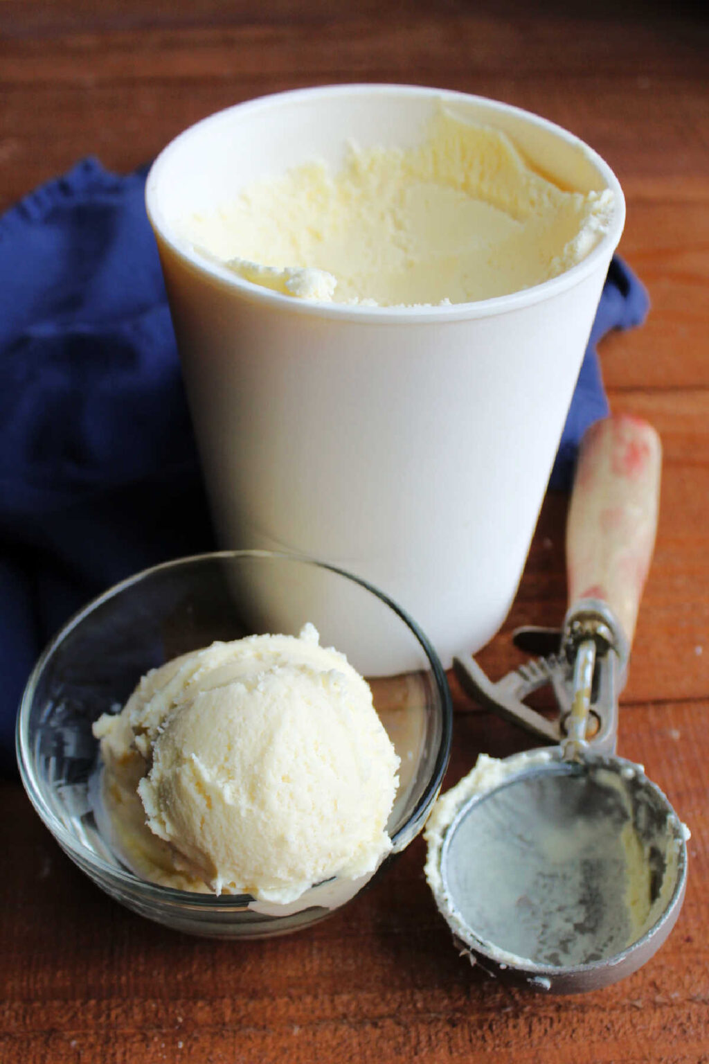 5 Ingredient Eggnog Ice Cream - Cooking With Carlee