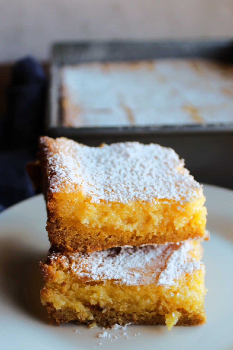 Lemon Chess Bars - Cooking With Carlee