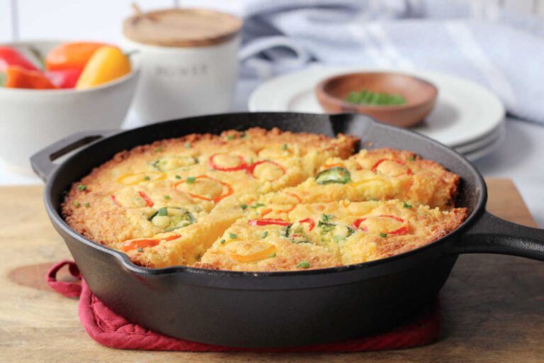 Loaded Jalapeno Cornbread - Cooking With Carlee