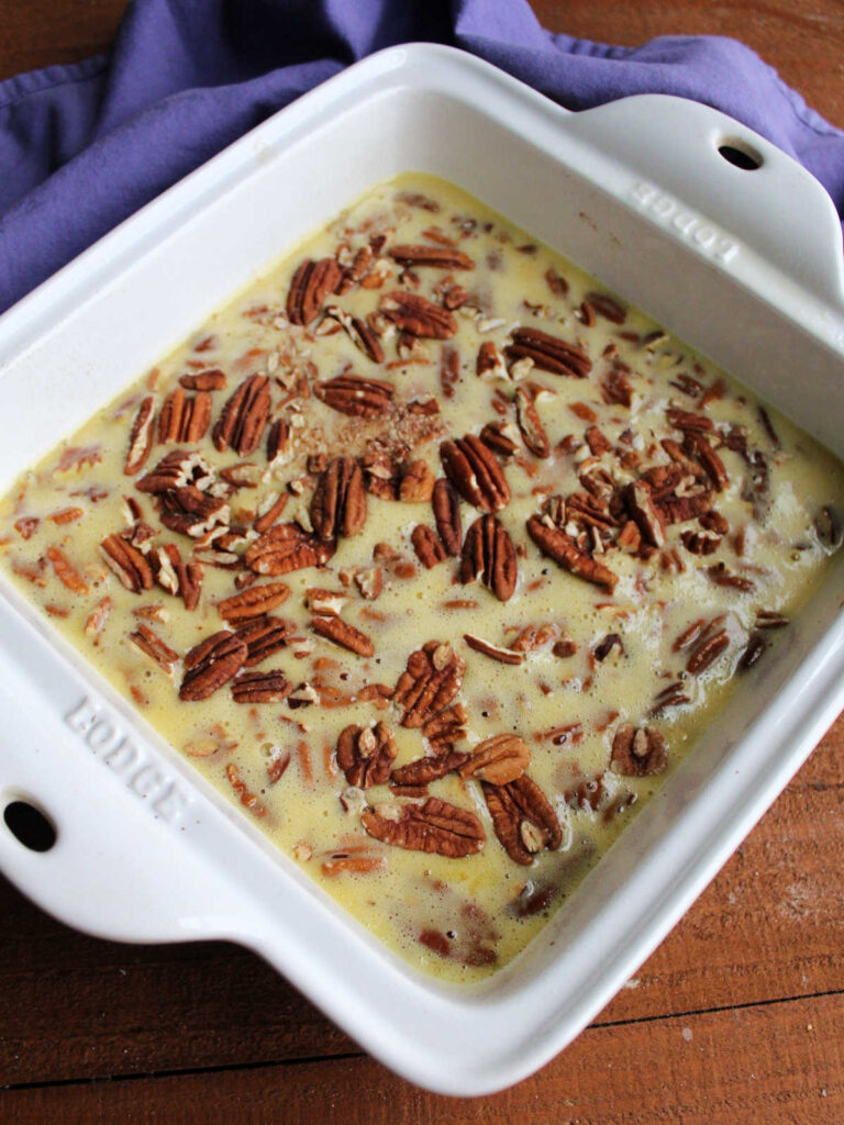 Old Fashioned Pecan Pudding Cake - Cooking With Carlee