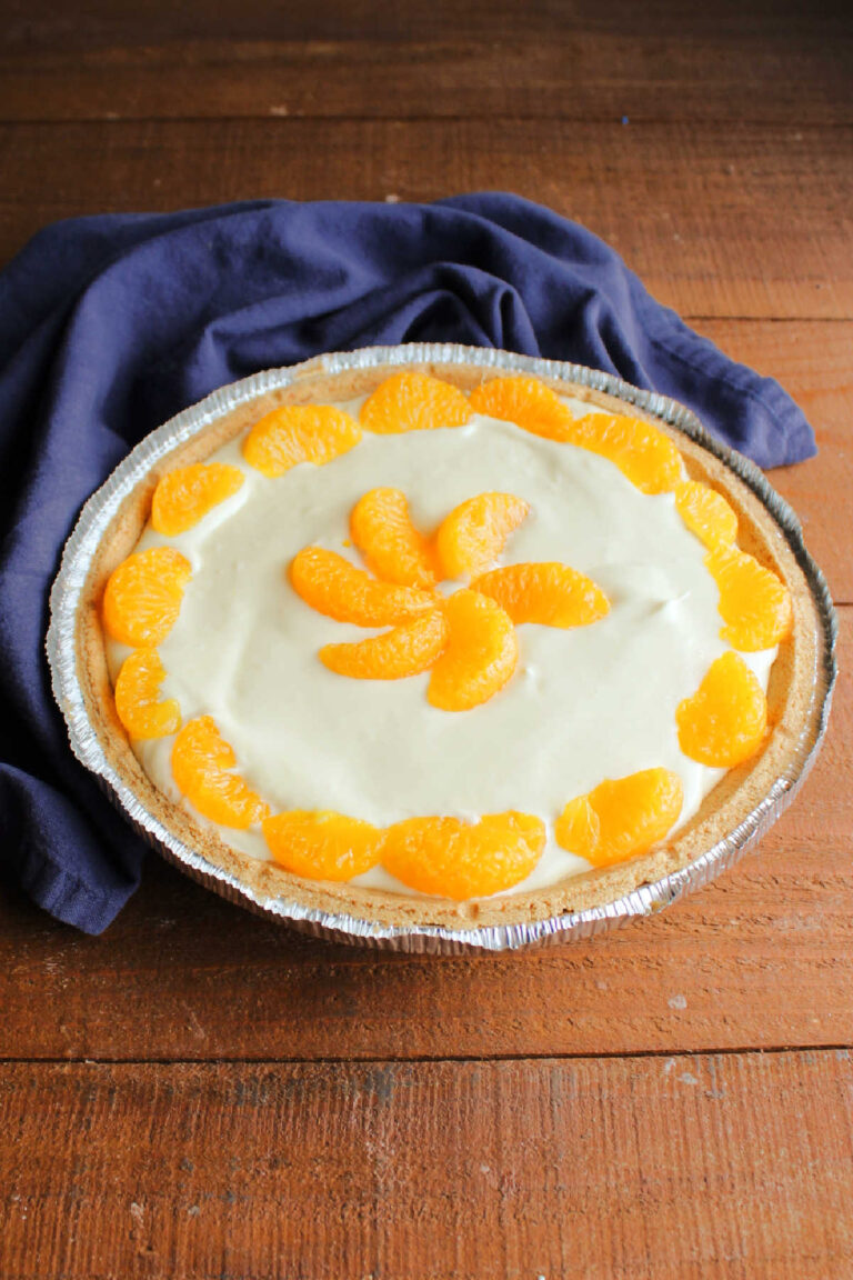 No Bake Orange Pie - Cooking With Carlee