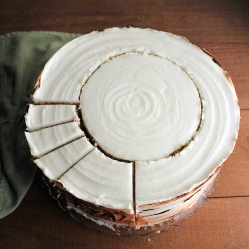 10 Inch Vanilla Cake - Cooking With Carlee