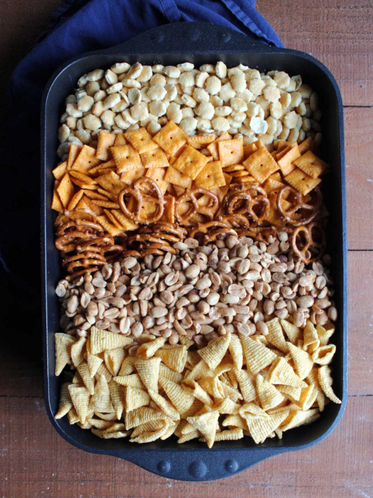 Parmesan Ranch Snack Mix - Cooking With Carlee