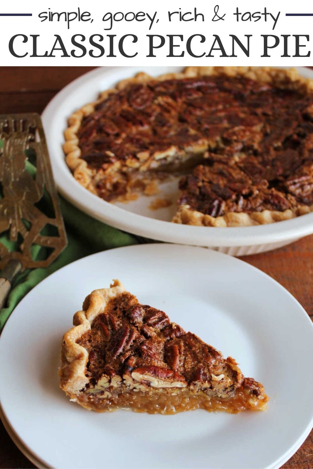 Classic Pecan Pie - Cooking With Carlee
