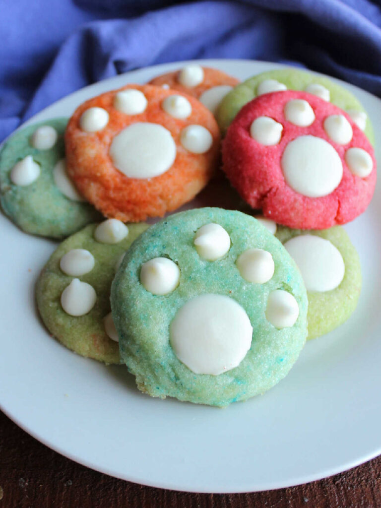 Fruity Paw Print Cookies - Cooking With Carlee