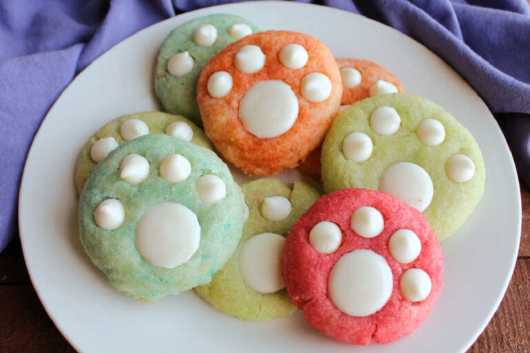 Fruity Paw Print Cookies - Cooking With Carlee