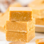 2 Ingredient Caramel Fudge - Cooking With Carlee