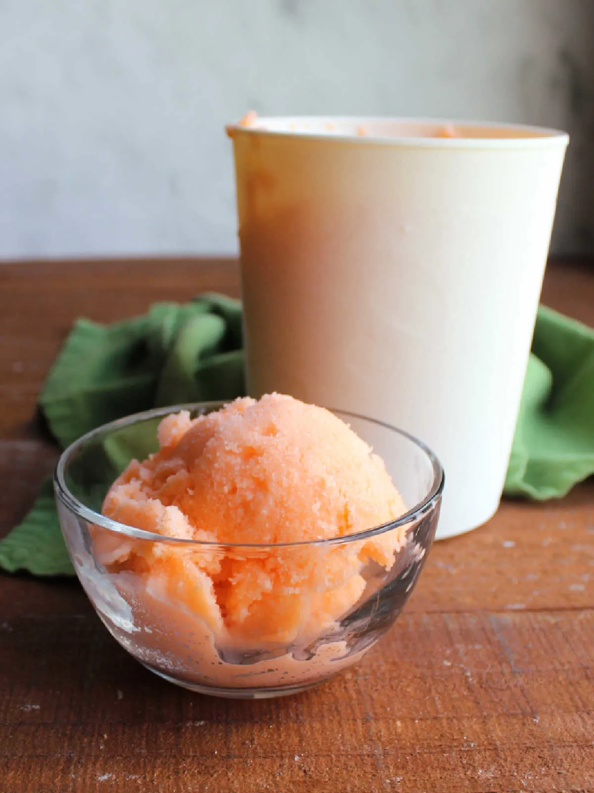 2 Ingredient Orange Sherbet - Cooking With Carlee