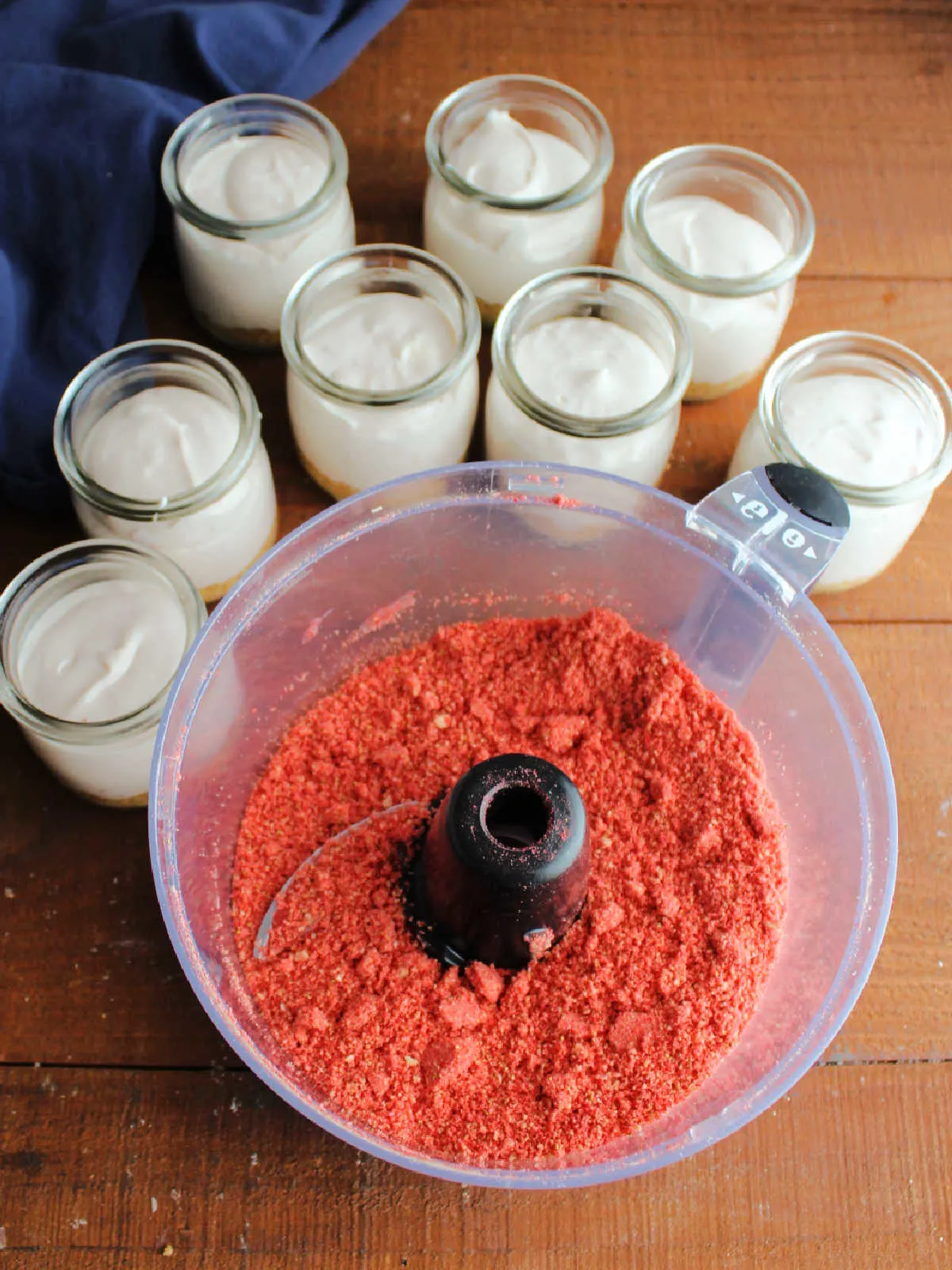 No Bake Strawberry Crunch Cheesecake Jars - Cooking With Carlee