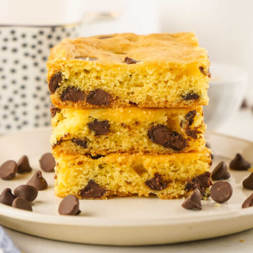 Chocolate Chip Cake Mix Bars - Cooking With Carlee