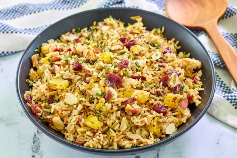 Orange Cranberry Rice Pilaf - Cooking With Carlee