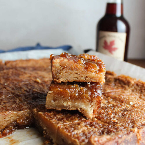 Gooey Maple Syrup Bars - Cooking With Carlee