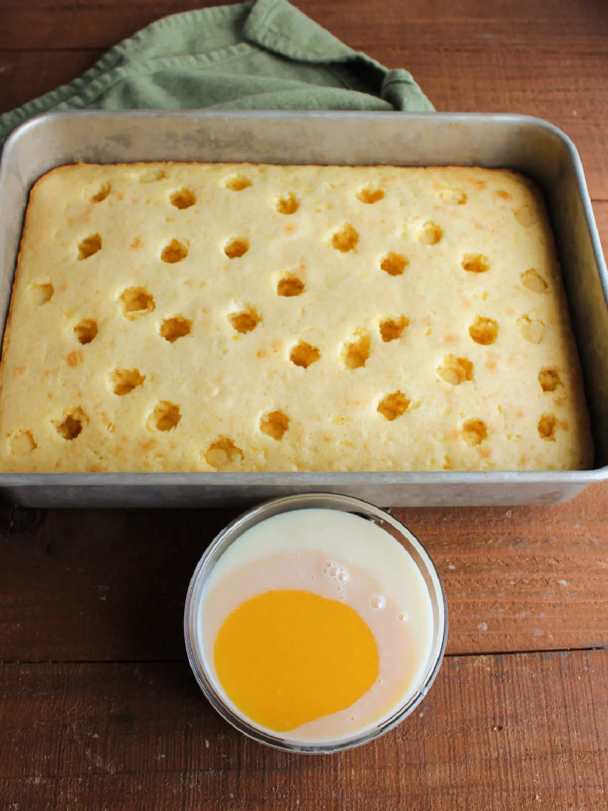 Ambrosia Poke Cake - Cooking With Carlee