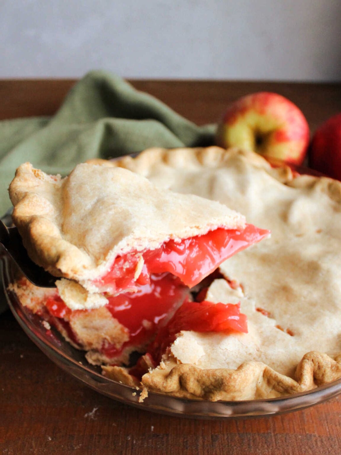 Red Hot Candy Apple Pie - Cooking With Carlee