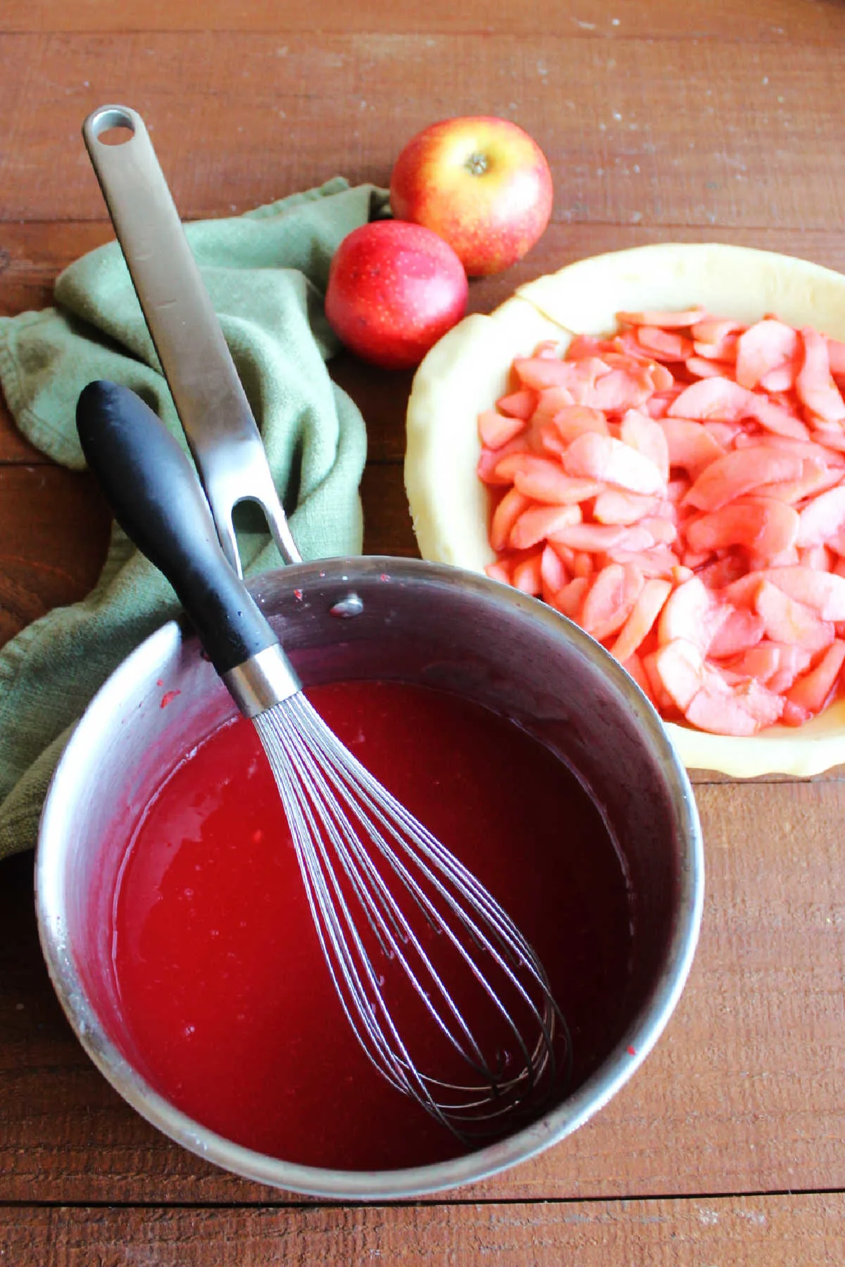 Red Hot Candy Apple Pie - Cooking With Carlee