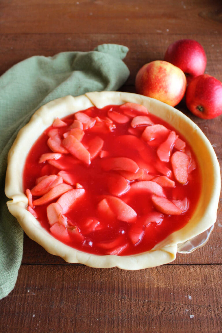 Red Hot Candy Apple Pie - Cooking With Carlee