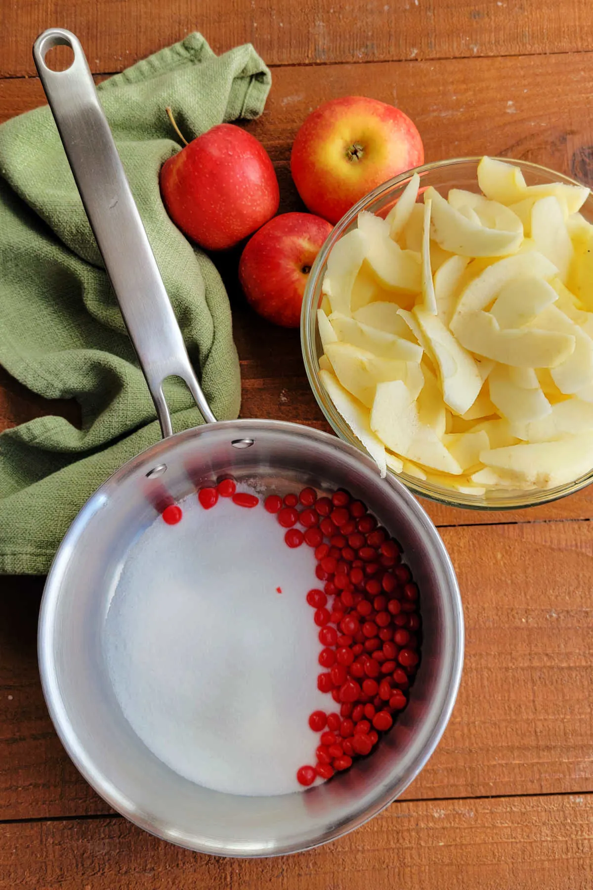 Red Hot Candy Apple Pie - Cooking With Carlee