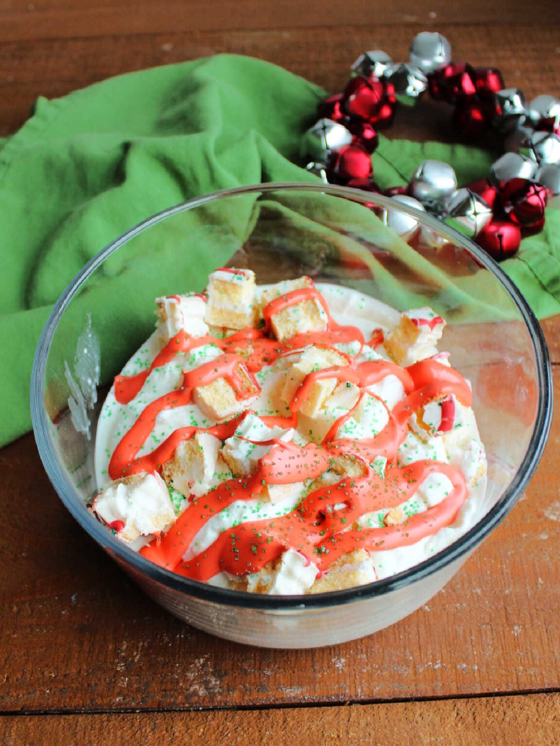 Christmas Tree Cake Ice Cream - Cooking With Carlee