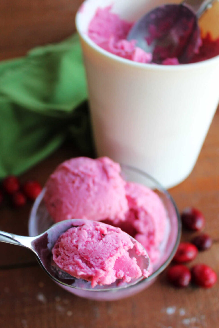 Cranberry Ice Cream - Cooking With Carlee