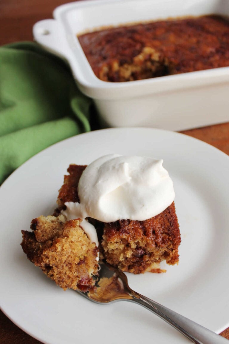 Grandma's Date Pudding - Cooking With Carlee