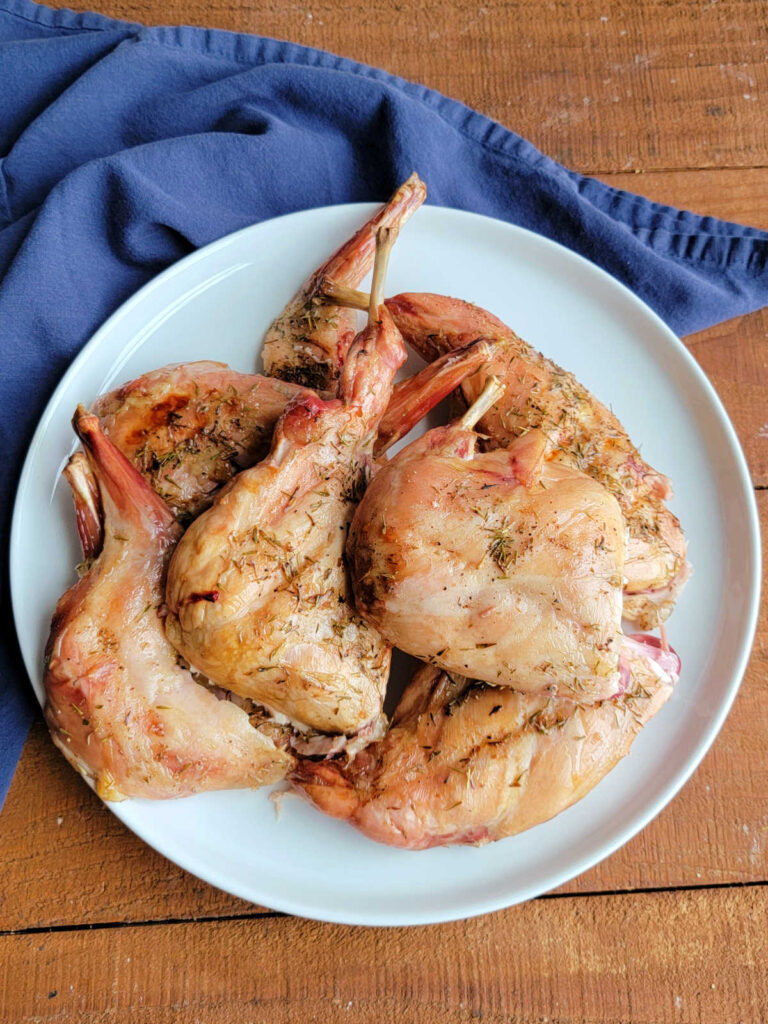 Smoked Rabbit on the Pellet Grill - Cooking With Carlee